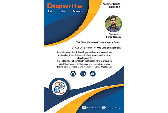 Design flyer, posters and fb covers by Itisrafay | Fiverr