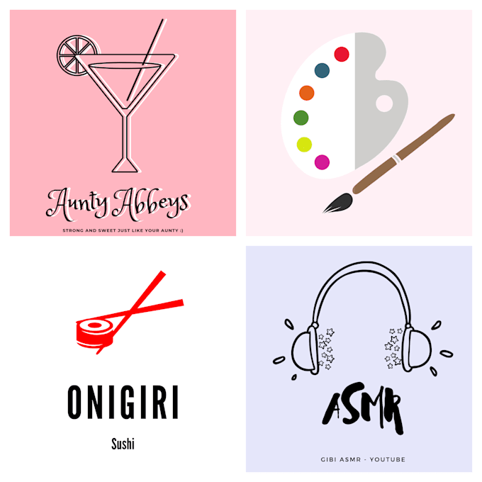 Create a fun minimalist logo for your company by Alrlogos | Fiverr