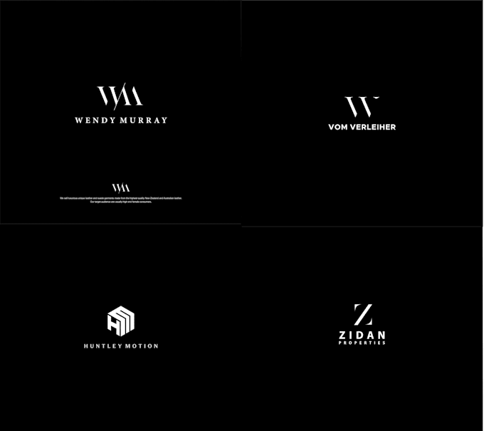 Design a minimalist initial letters logo by Ditskyart | Fiverr