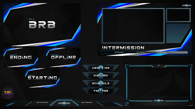 Design the best twitch or mixer overlay for your stream by Owenstange ...