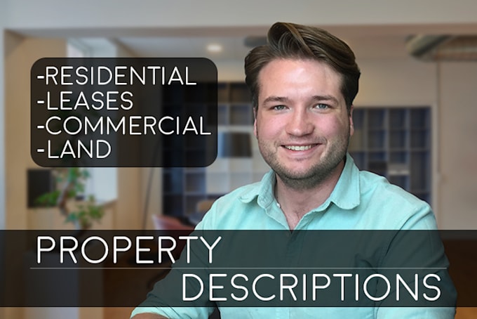 Write effective property listing descriptions by Seanbrazil | Fiverr