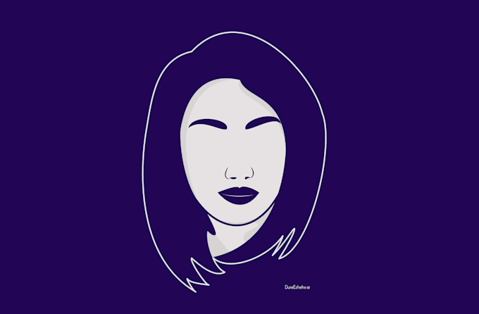 Draw minimalist flat vector avatar of you by Dureshehwar352 | Fiverr