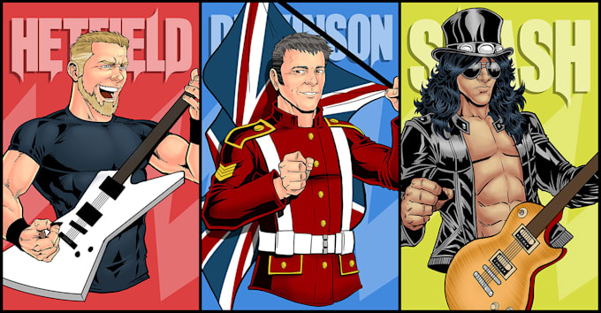 how to draw rockstar