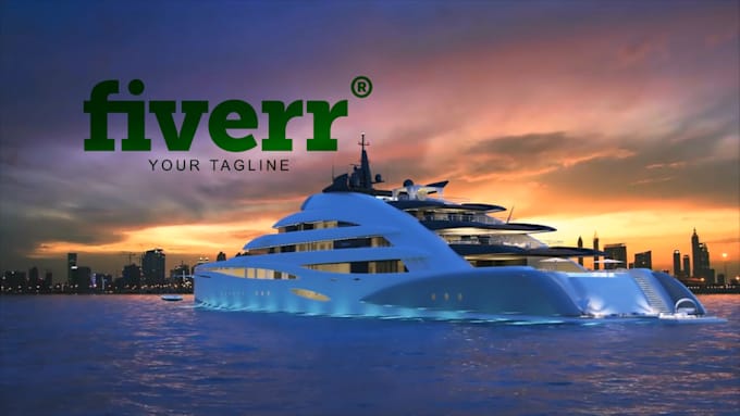 Create awesome luxury yacht animation video with your logo by Gfxemon ...
