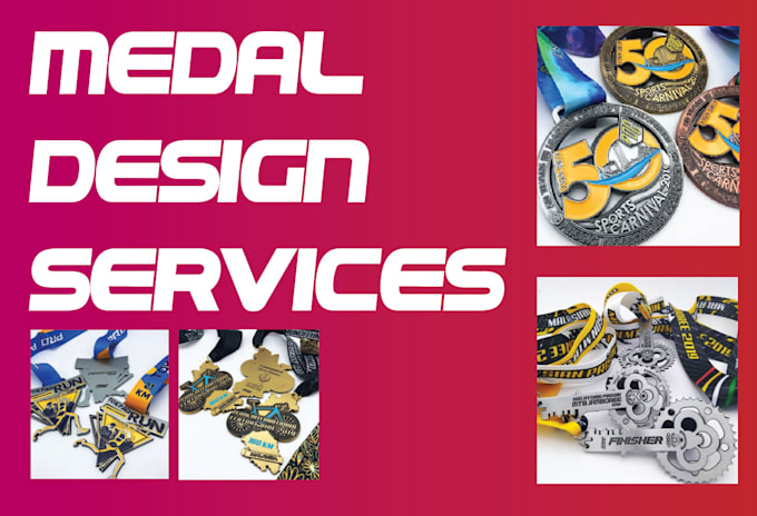 Design running, cycling event medal badges by Keanho | Fiverr