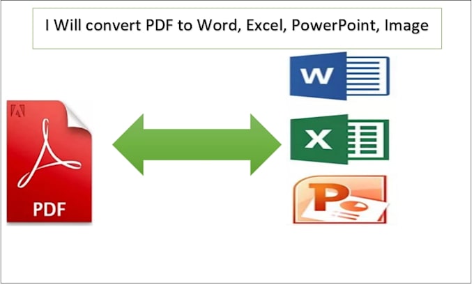 Expertly convert pdf files to excel, word, jpg, power point, by ...