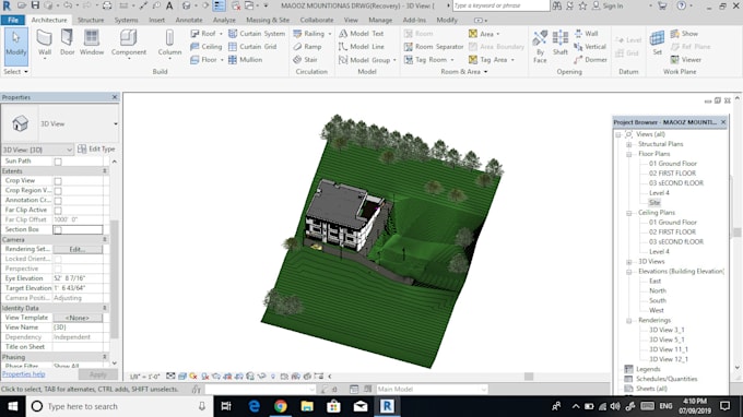 Design your sketch in revit by Engrfaisal487 | Fiverr