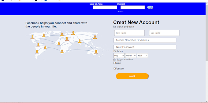 Make facebook front page by Talhakhan181 | Fiverr
