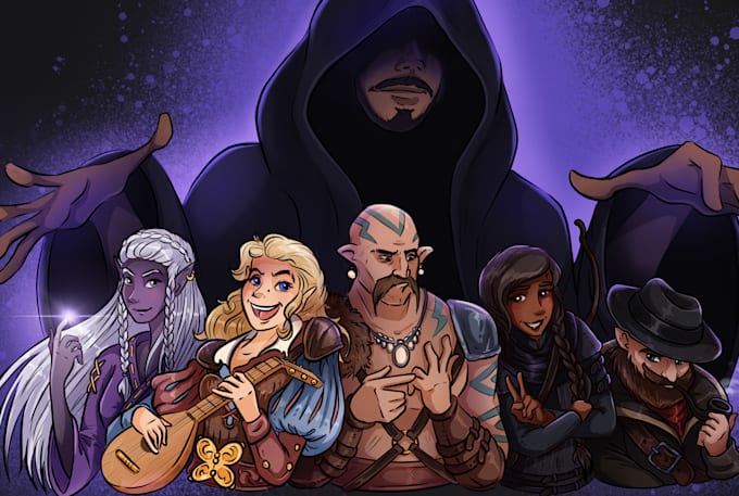 Draw your dnd character by Oixxoart | Fiverr