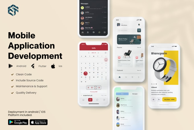 Develop hybrid flutter, android and ios mobile application by Mehulmr ...