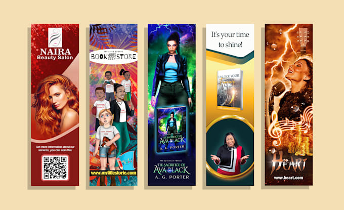 Design creative and print ready bookmarks and flyers by Artist_chariya ...