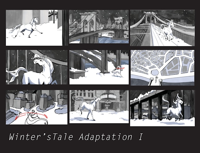 Draw quick and clean storyboards by Kelsey_nix | Fiverr