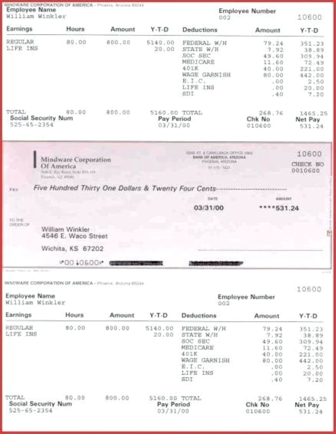 Pay statements for self employment by Iloveme7 | Fiverr