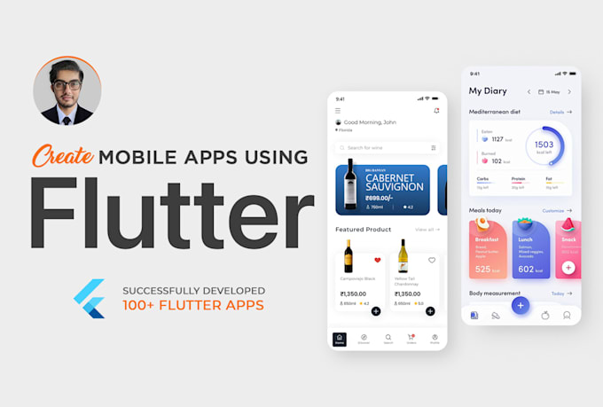 Develop your ios and android mobile app using flutter by Ambitiontech ...
