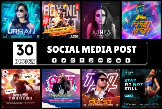 Design social media assets post images for fb and instagram by ...