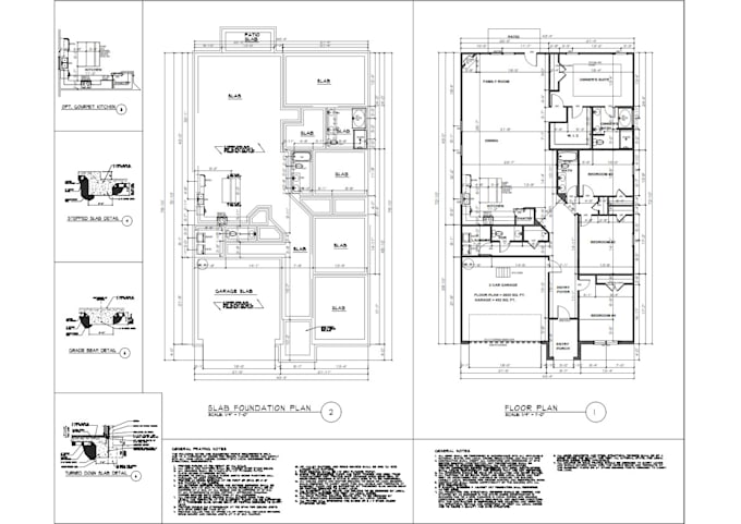 Design architectural floor plan, framing plan for city permit by Metric ...