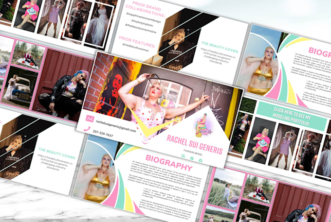 Electronic press media kit, epk, one sheet for artists, brands by Beee ...