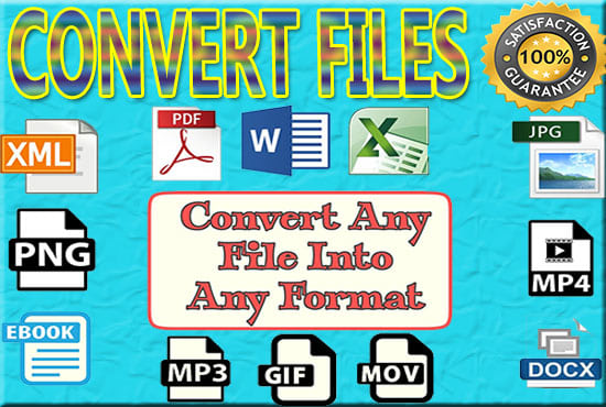 Convert your files professionally to any format by Habib_alam | Fiverr