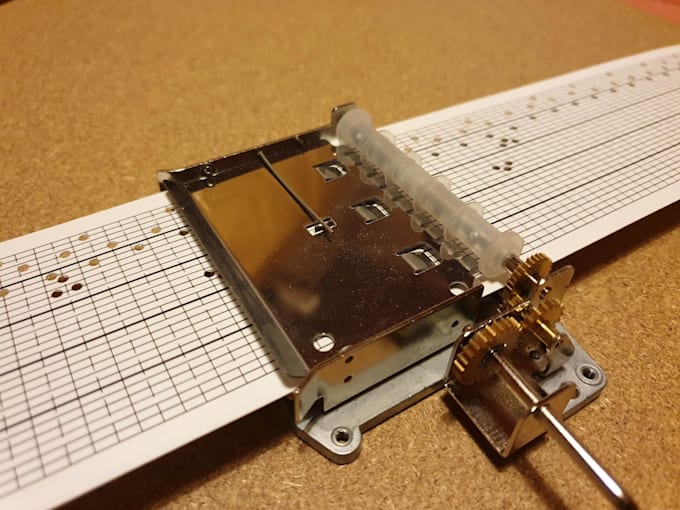 Create, punch for you, and deliver your music box strip by Julien2944 ...