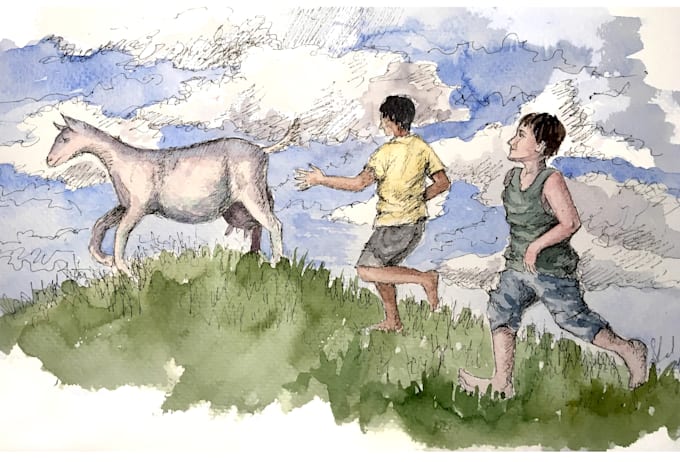 Do amazing book illustrations for you by Mariya_jones | Fiverr