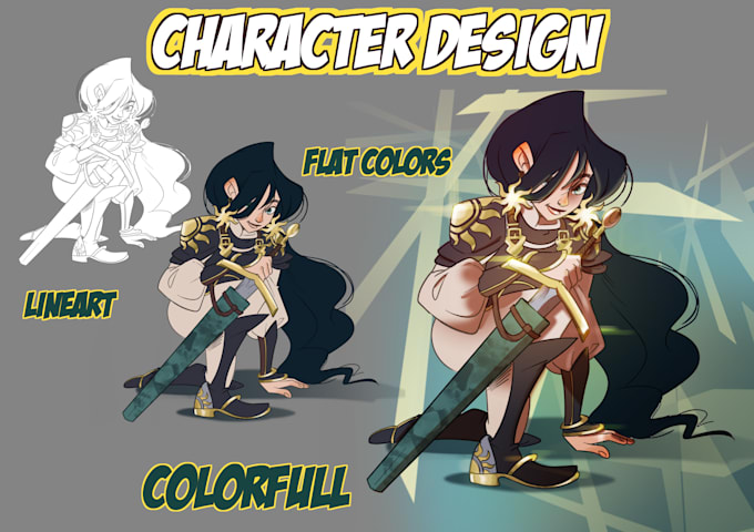 Create character design of your oc by Jobart | Fiverr