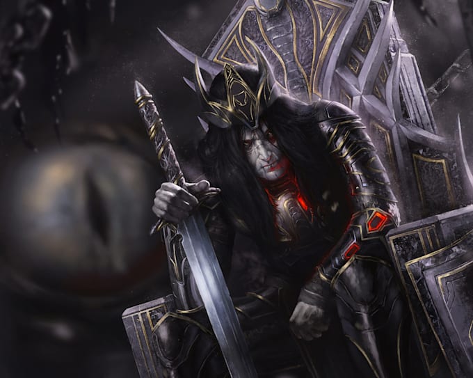 Paint well rendered digital fantasy art by Pedrohenrique97 | Fiverr