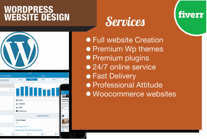 Build wordpress website or redesign website by Kanwalsq | Fiverr