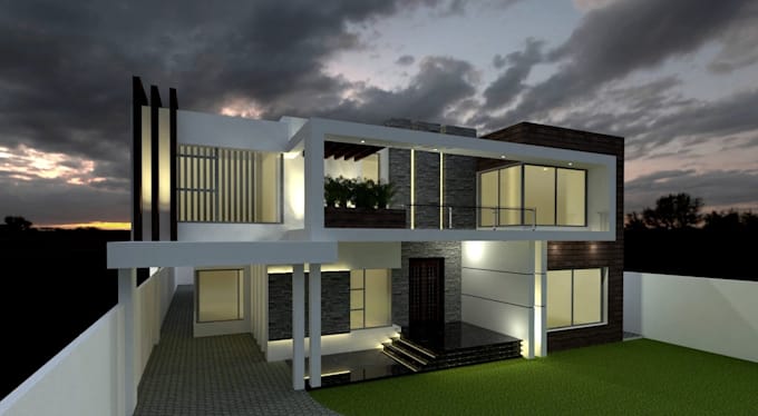 Create 3d front views using sketchup very fast by Sajid_ali6887 | Fiverr