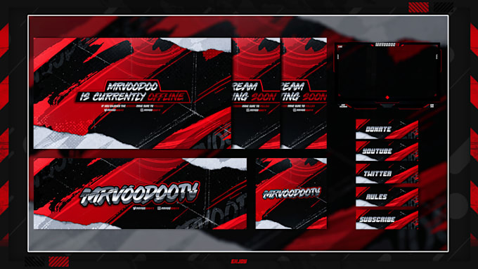 Make quality custom twitch packs for streamers, no templates by Advenly ...