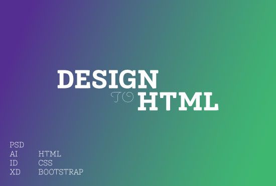 Convert any design to responsive html, bootstrap or pure css by Ronynakache | Fiverr
