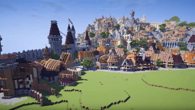 Build a real life building for you in minecraft by Forzamario | Fiverr