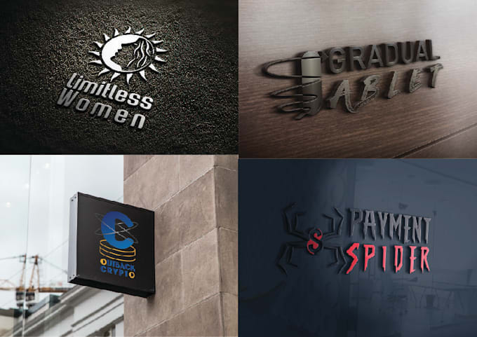 Make 2 attractive logo designs with 2 animated intro by Graphic_depict ...