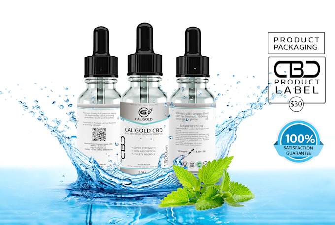 Do cbd label design, bottle label design and packaging design by ...