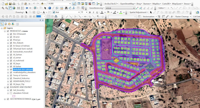 Georeferencing digitization coordinate systemmap makingraster analysis ...