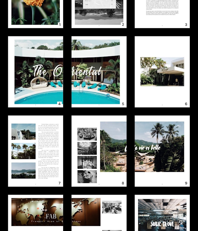 Design a modern minimalist lookbook or magazine by Jclarize | Fiverr