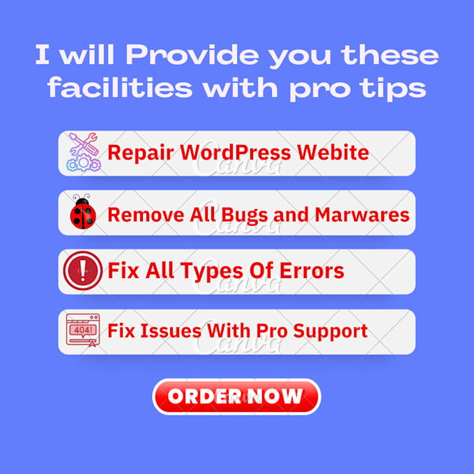 Fix wordpress issues, bug, errors, css and wp help by Aqibjavid8 | Fiverr