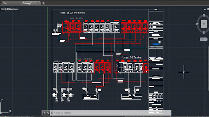 Redesign and redrawing your electrical plan from pdf to dwg by ...