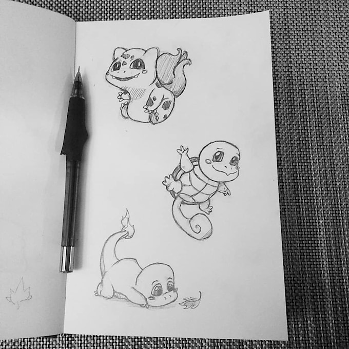 Do a pencil drawing of your character by Bilzardraw | Fiverr