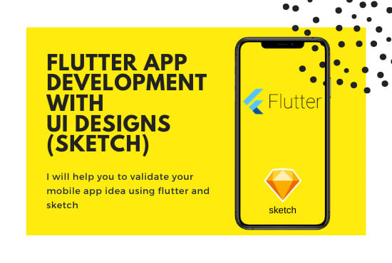 Do flutter app with the sketch design by Deshatom | Fiverr