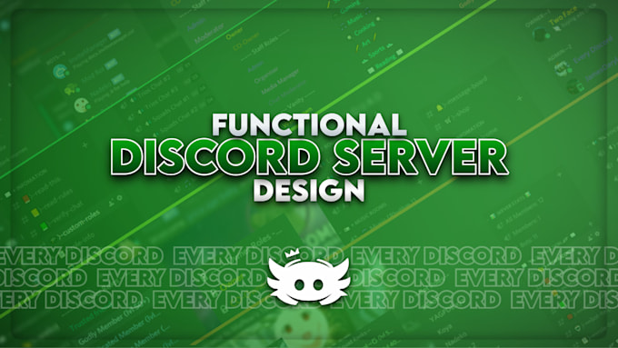 Create a fully functional discord server for you by Everydiscord | Fiverr