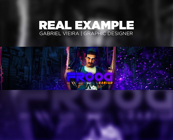 Do youtube header for your channel by Gabrieljv | Fiverr