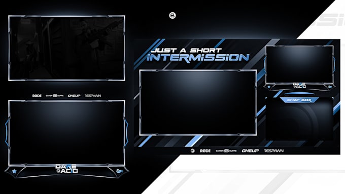 Design twitch or mixer overlay and logo for your streaming by ...