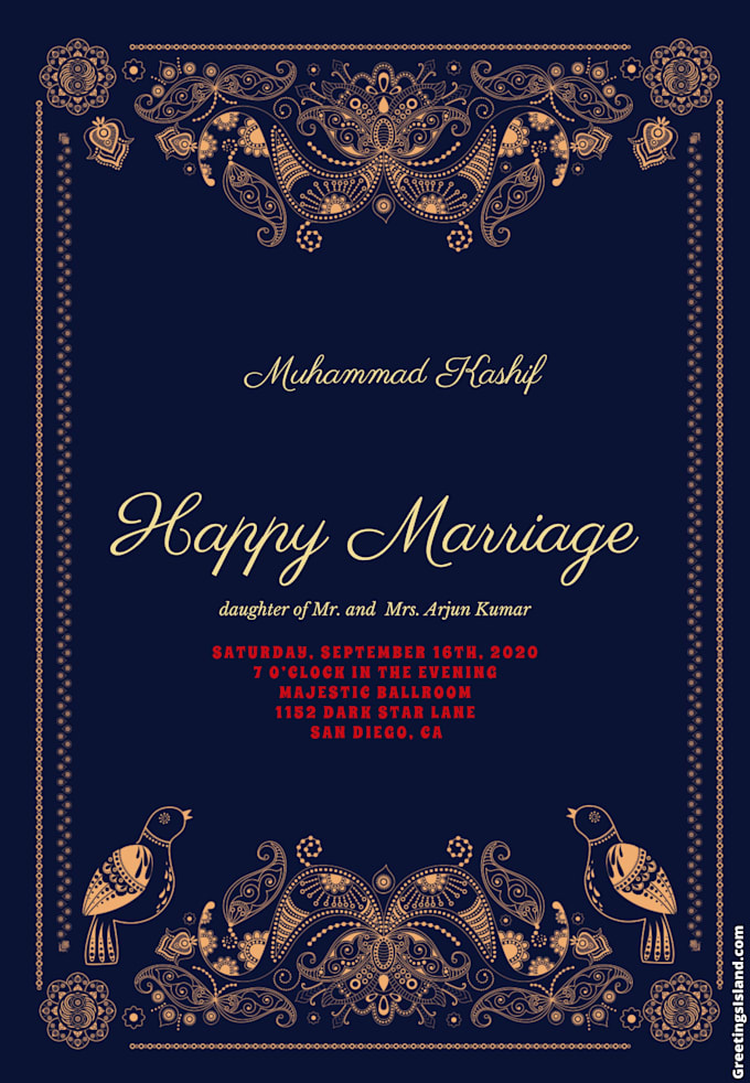 Do perfect and attractive invitation card in 12 hours by ...