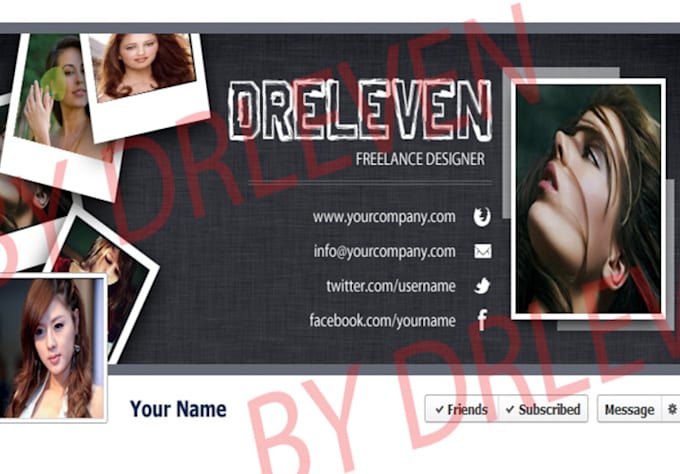 24 hour design creative cover photo facebook fb timeline banner use ...