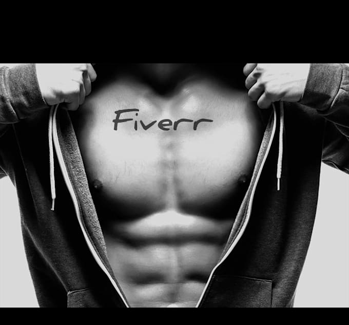 Put your logo or message on body as tattoo by Koma_asim | Fiverr