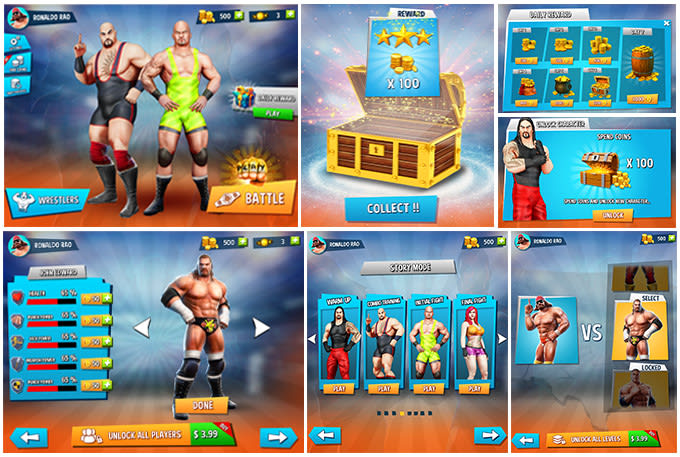 Create eye catching game ui, menus, buttons, hud, icon and environment ...