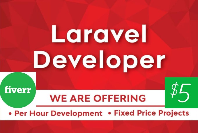 Develop design and customize laravel projects by Fouzansaleem | Fiverr
