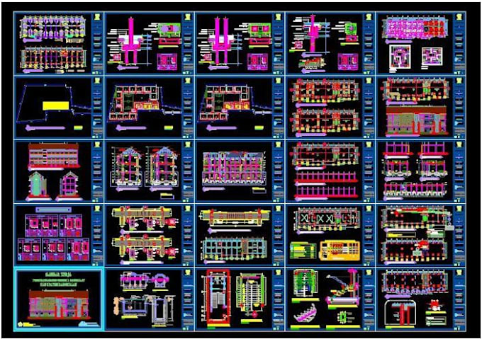Draw autocad 2d structural mechanical structure and plumbing by R ...