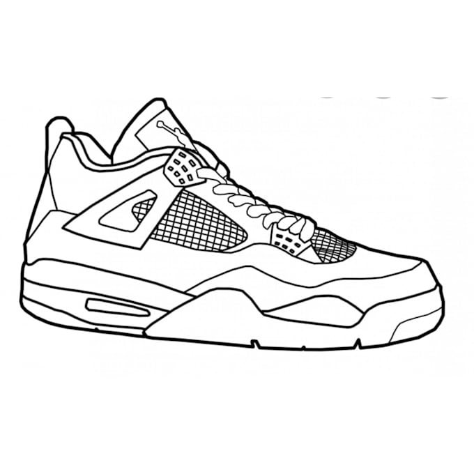 how to draw volleyball shoes