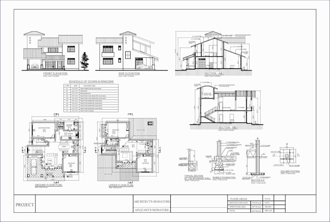 Create accurate and detailed 2d autocad drawings for your architecture ...